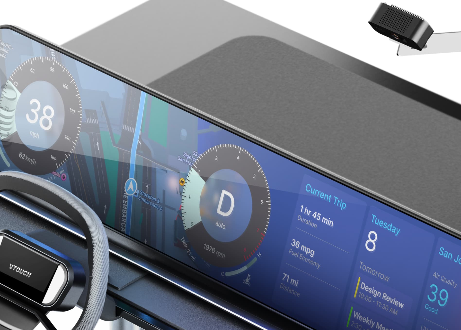 Spatial Touch Automotive | Vtouch